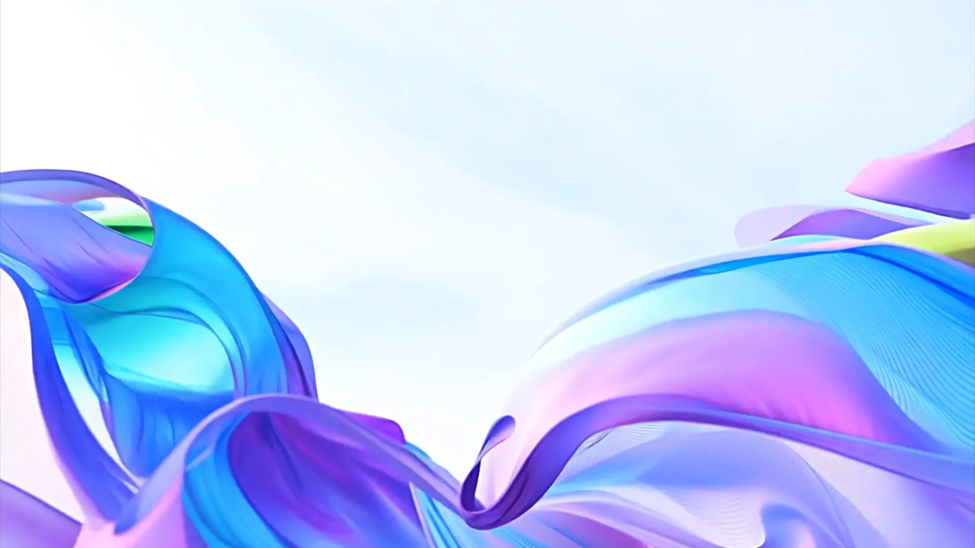 Vibrant Flowing Ribbons Background For Title Animation | Videos
